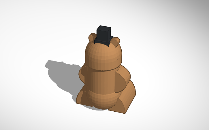 3D design teddy bear | Tinkercad