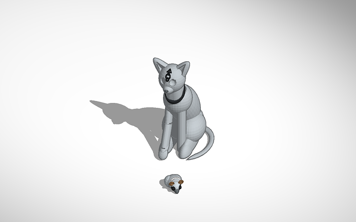 3D design Cat and mouse | Tinkercad
