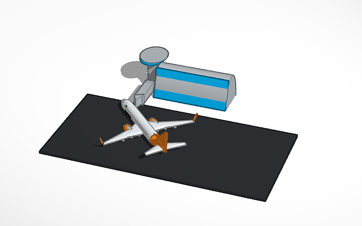 3D design Mini Airport | Tinkercad