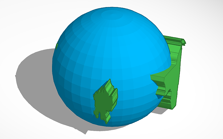 3D design earth - Tinkercad