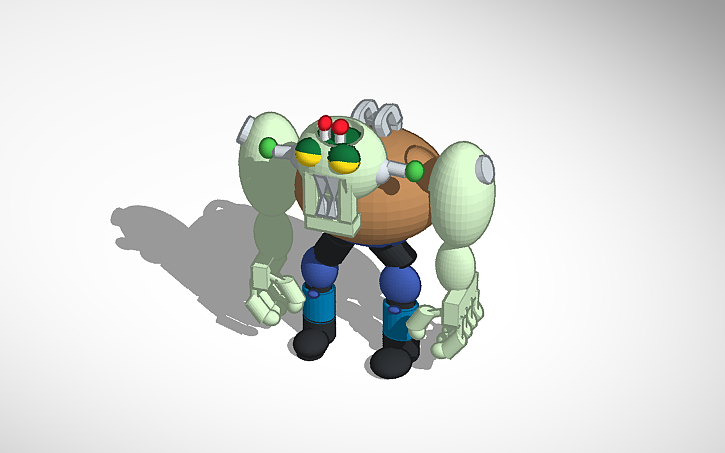 3D design Zombot | Tinkercad