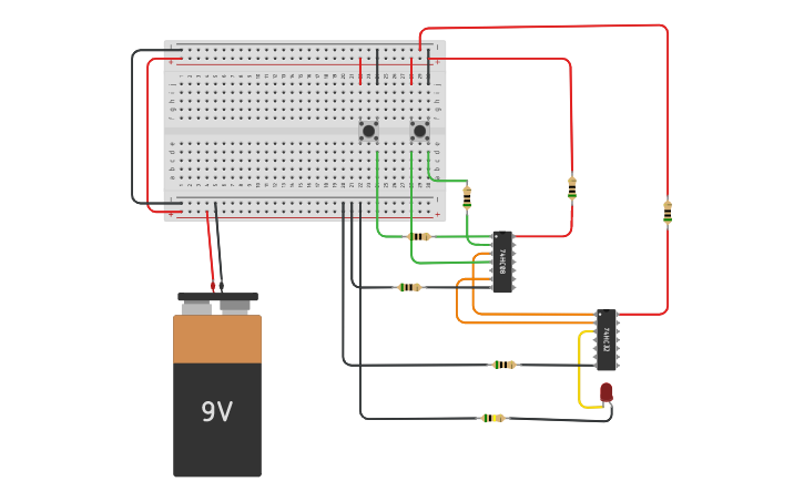 Circuit design Projeto Logica Combinacional - Valvulas | Tinkercad