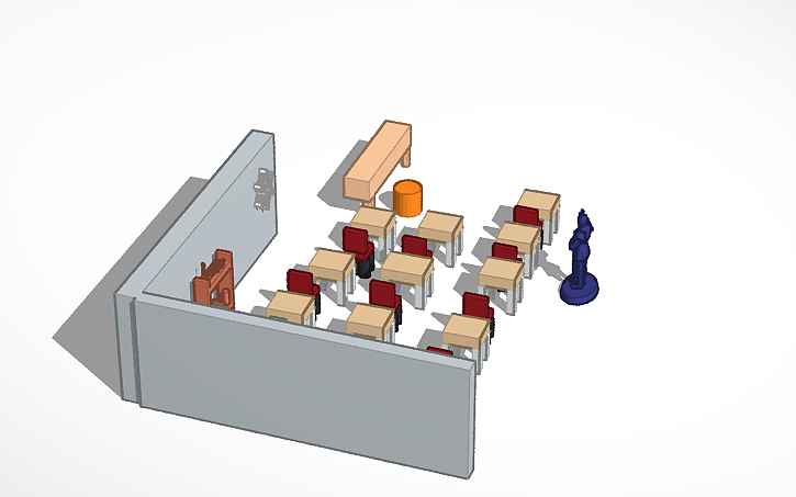 3D design Natalie-tech theater classroom - Tinkercad