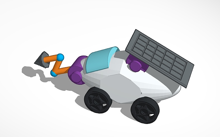 3D design Moon Rover | Tinkercad