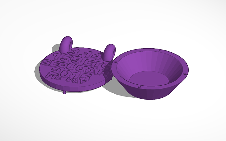 3D design Pi Day prints | Tinkercad