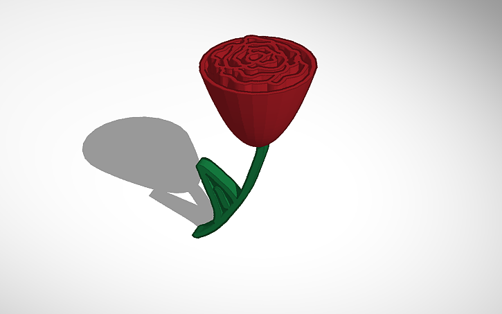 3D design Beautiful rose | Tinkercad