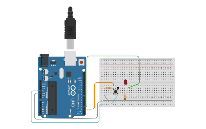 Circuit design PROYECTO ARDUINO INTERRUPTOR | Tinkercad