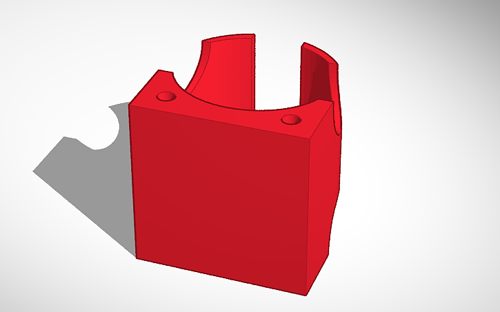 3D design modular small cable clip/raceway - Tinkercad