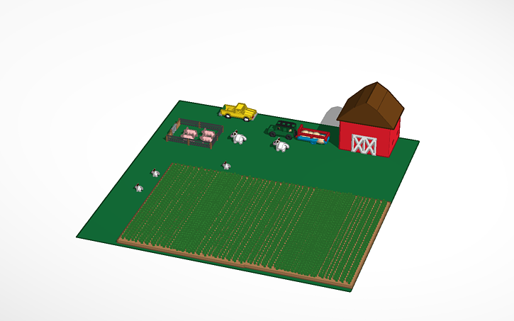3D design The Farm - Tinkercad