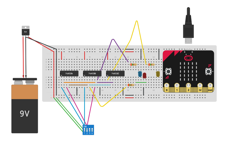 Circuit Design Magnitude Comparator Hk Tinkercad