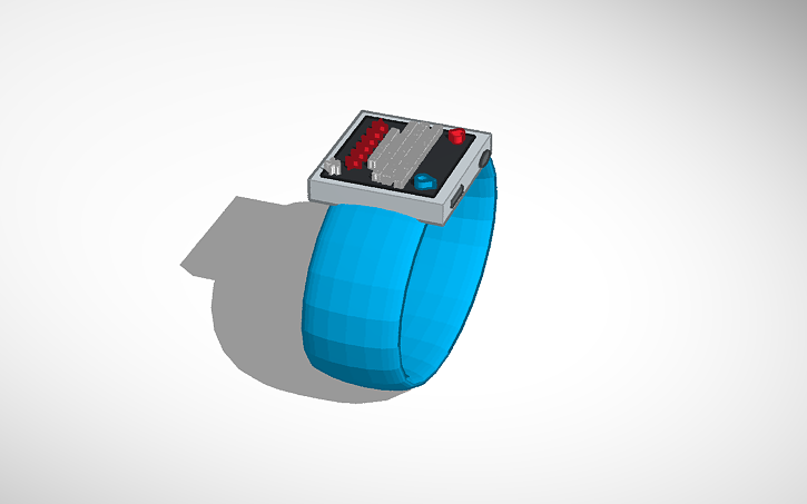 3D design EKG Watch - Tinkercad