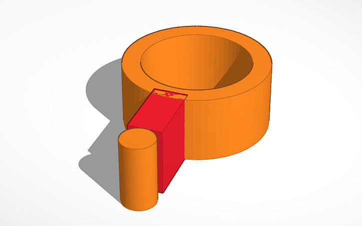 3D design rod holder | Tinkercad