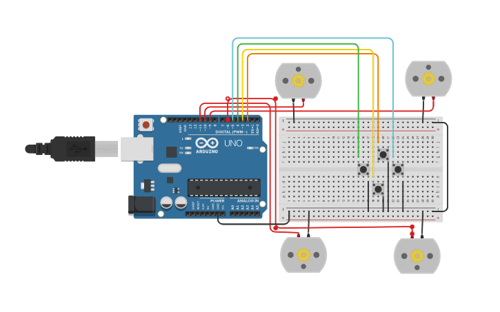 Circuit design drone - Tinkercad