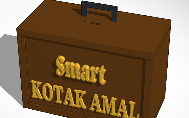 3D design Smart Kotak Amal 1.0 - Tinkercad