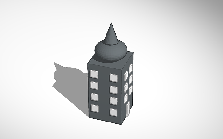 3D design Skyscraper - Tinkercad