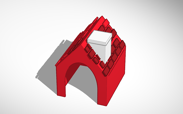 3D design A Little Dog House | Tinkercad