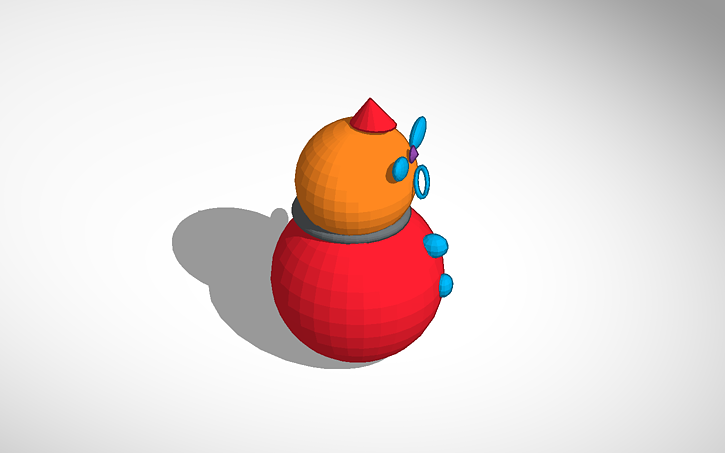 3D design Creepy Clown | Tinkercad