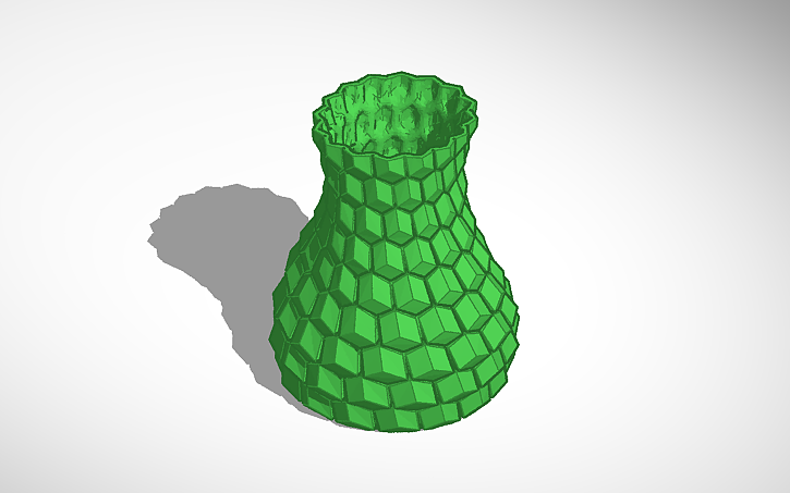 3D design Honeycomb Vase Large - Tinkercad
