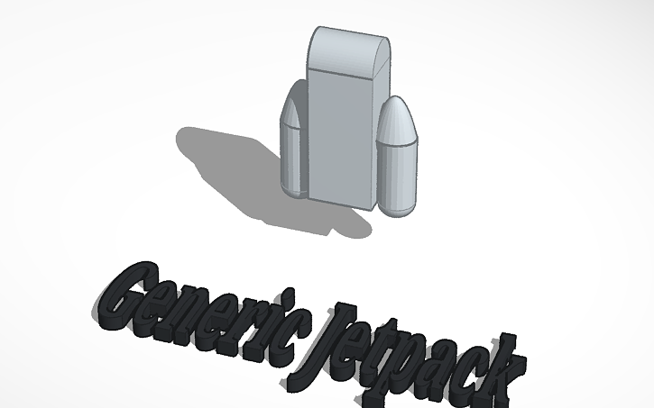 3D design Generic Jetpack - Tinkercad