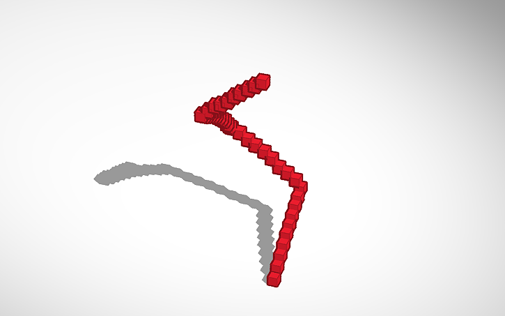 3D design spiral staircase - Tinkercad