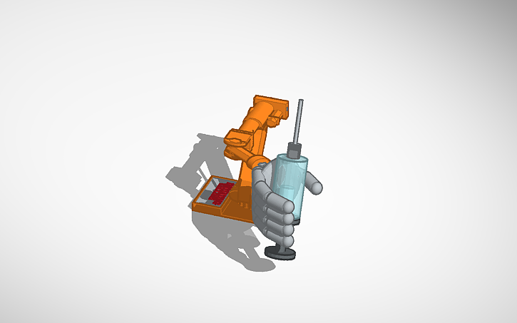 3D design Surgical Robotic Arm - Tinkercad