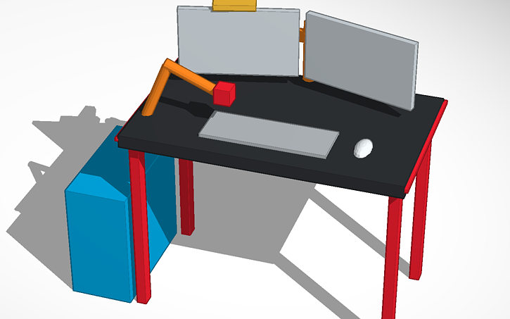 3D design Desk - Tinkercad
