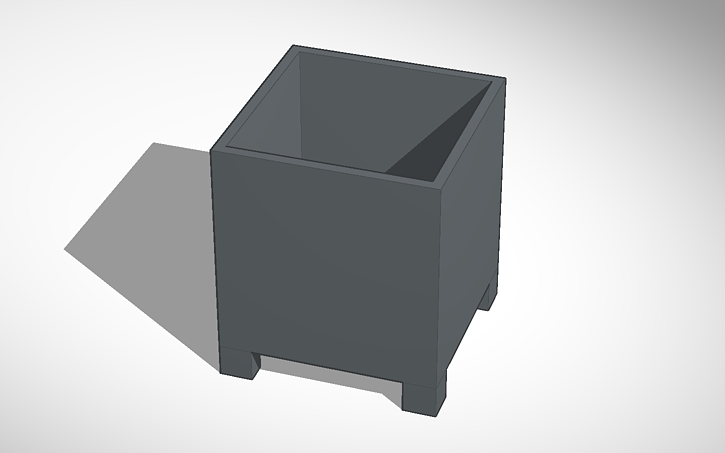 3D design Minecraft Cauldron - Tinkercad