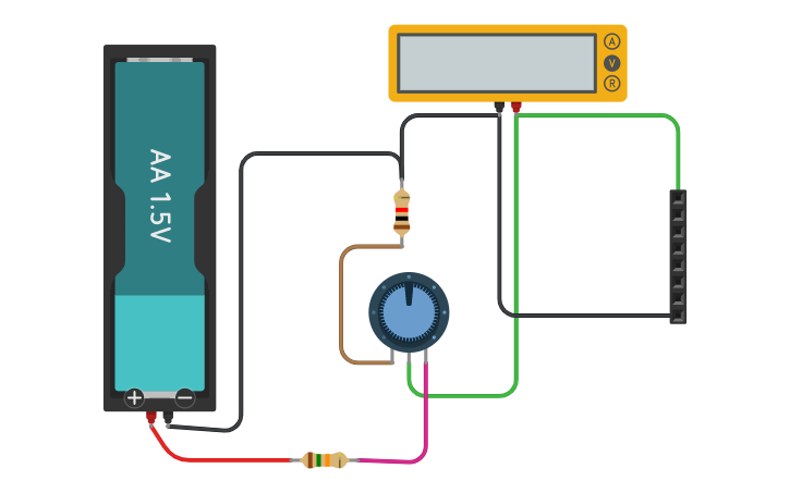 Circuit design Etude étalon PH mètre V1.0 | Tinkercad