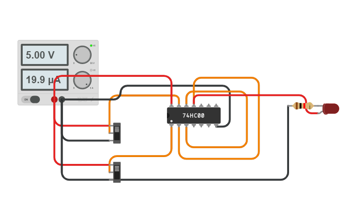 Circuit design RAM - Tinkercad