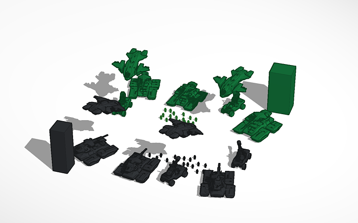 3D design The Big Fight - Tinkercad