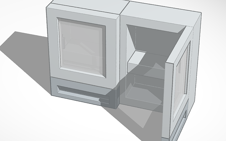 3D design Cabinet Door Innovation 3D Model - Tinkercad