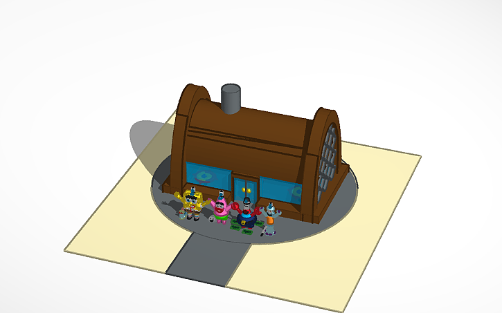 3D design crustáceo cascarudo - Tinkercad