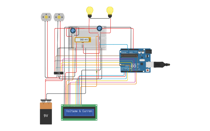 Circuit design vikram - Tinkercad