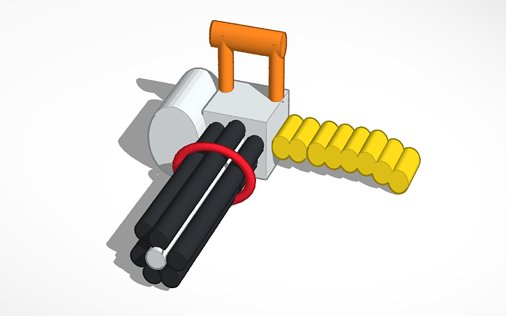 3D design gun - Tinkercad