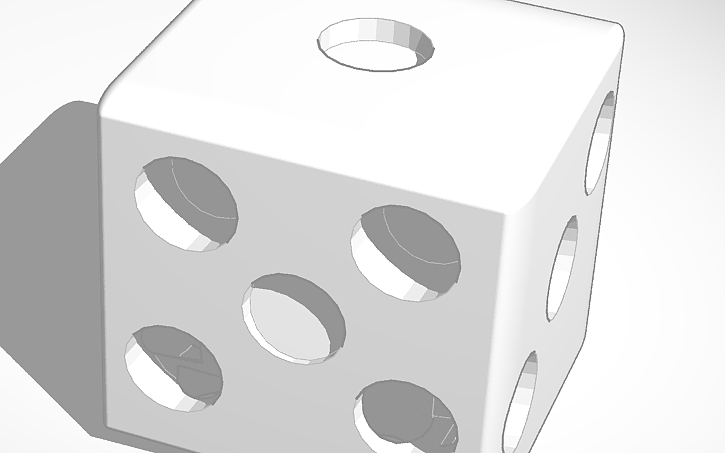 3D design Dado | Tinkercad