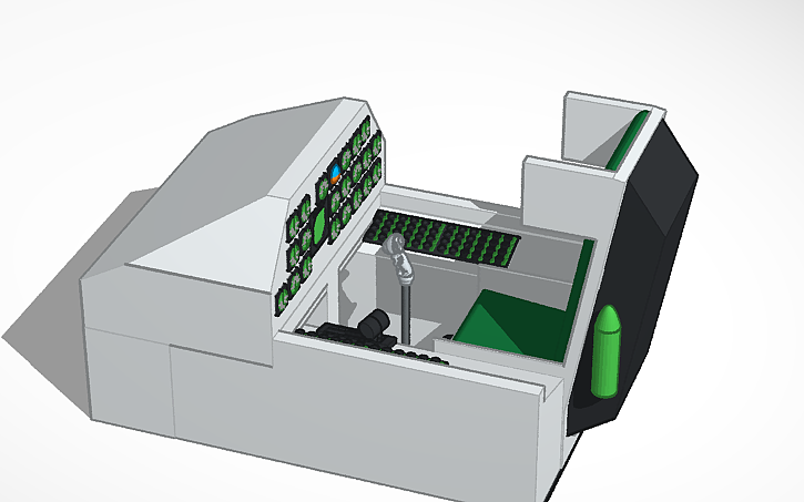 3D design Fighter cockpit/simulator - Tinkercad