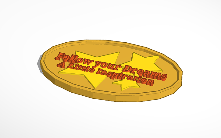 3D design Inspiration Coin | Tinkercad