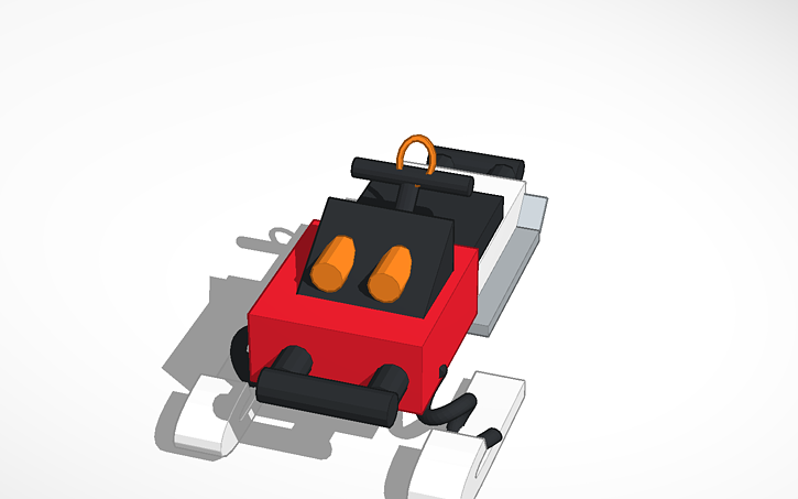 3D design Copy of snowmobile - Tinkercad