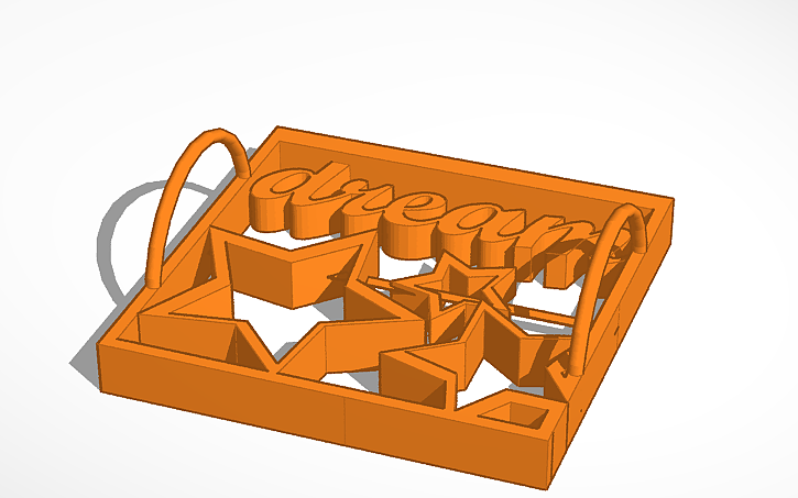 3D design Dream Cookie Cutter | Tinkercad