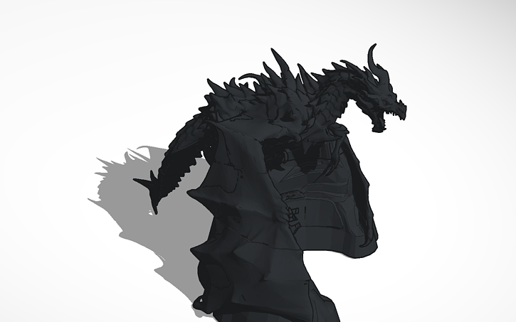 3D design Dragon - Tinkercad