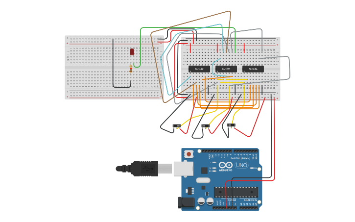 Circuit design Binary Cell for RAM - Tinkercad