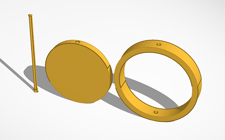 3D design Printable Spinner - Tinkercad