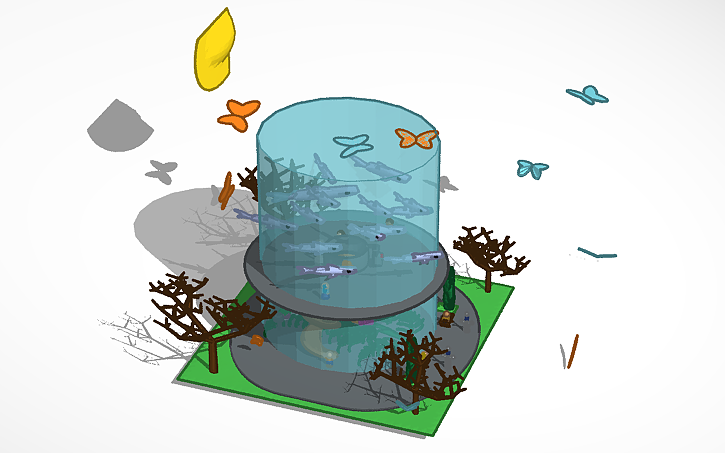 3D design Town museum - Tinkercad