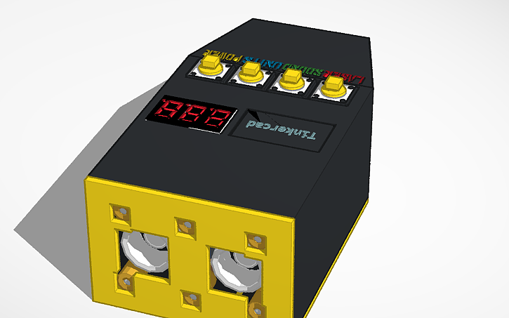 3d Design Handheld Distance Sensor Tinkercad