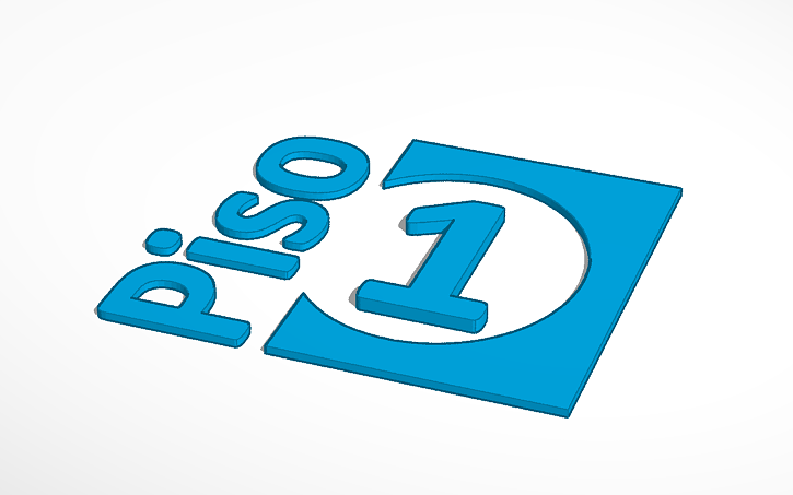 3D design piso 1 | Tinkercad
