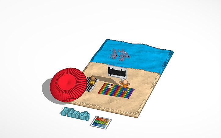 3d Design Tinkercad Hide And Seek Beach Edition Hard Tinkercad