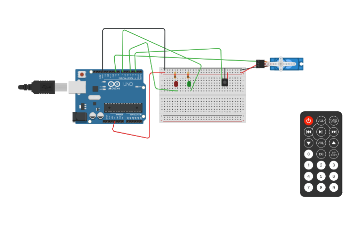 Circuit Design Arduino Irsensor Tinkercad