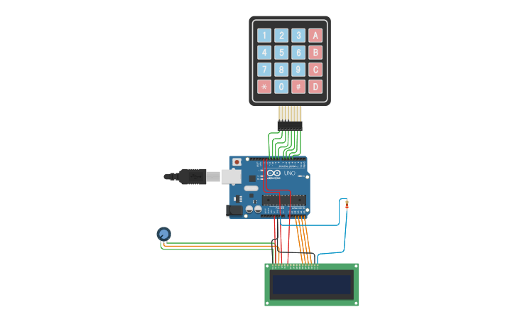Circuit design scientific calculator - Tinkercad