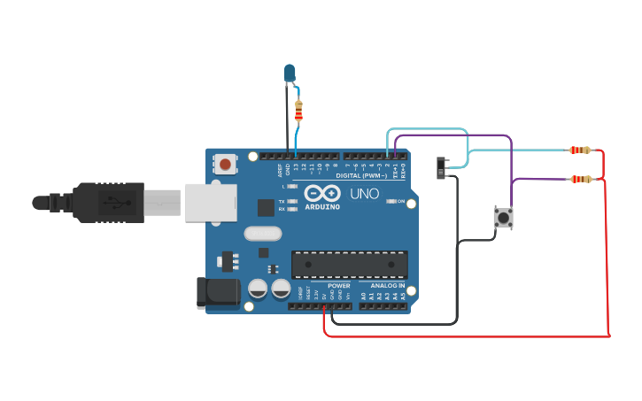 Circuit design Exercício 1 - LAB | Tinkercad