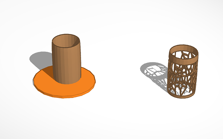 3D design pen stand - Tinkercad